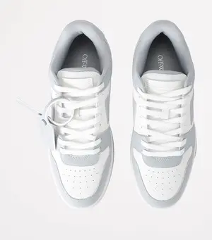 Off-White Leather Out Of Office Sneakers - Grey