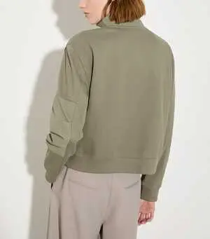 Max & Co. Cotton Jersey-blend Half-zip Sweatshirt
