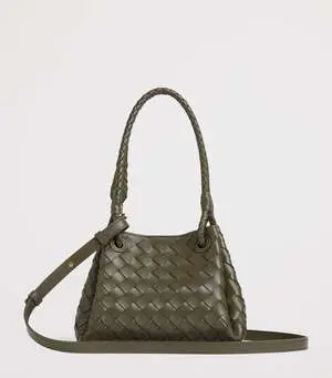 Bottega Veneta Small Parachute Shoulder Bag - Green
