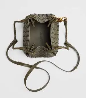 Bottega Veneta Small Parachute Shoulder Bag - Green