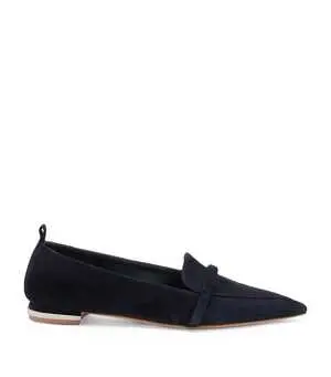 Women's Navy Flats