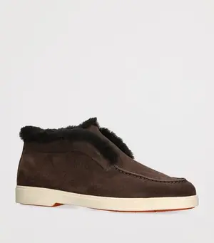 Santoni Fortune Ankle Boots - Brown