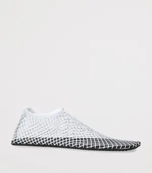 Christopher Esber Mesh Water Ballet Flats - White