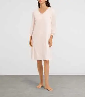 Hanro Cotton Moments Nightdress - Neutral