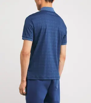 Polo Ralph Lauren Cotton Glen Plaid Polo Shirt - Blue
