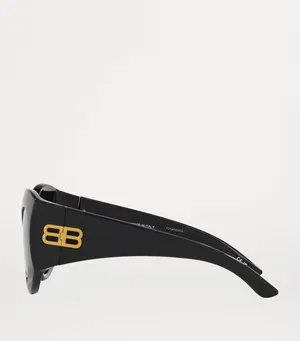 Balenciaga Injected 6e000286 Sunglasses - Black