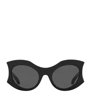 Balenciaga Injected 6e000286 Sunglasses - Black