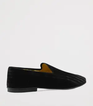 TOM FORD Velvet Loafers - Black