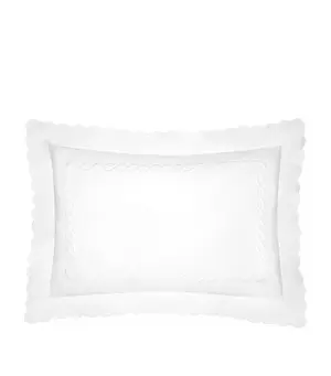 PRATESI Treccia Oxford Pillowcase - White