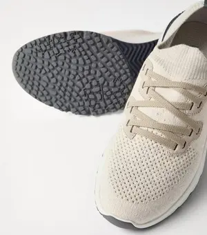 Brunello Cucinelli Knitted Low-top Sneakers - White