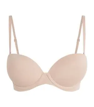 Calvin Klein Strapless Push-up Bra - Beige