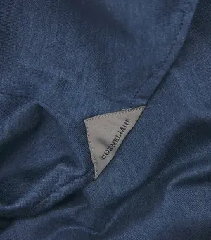 Corneliani Cotton Long-sleeve Shirt - Blue