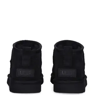 UGG Suede Ultra Mini Boots - Black
