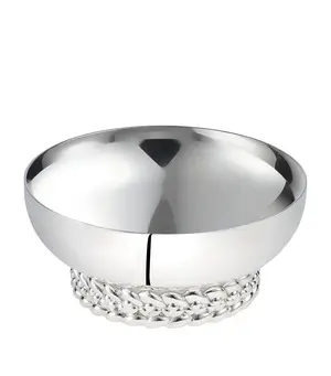 Christofle Plated Babylone Bowl - Silver