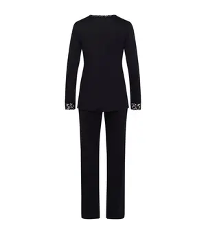 Hanro Cotton Moments Pyjama Set - Black