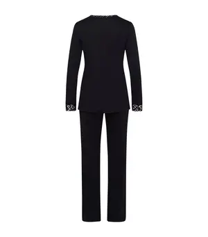 Hanro Cotton Moments Pyjama Set - Black
