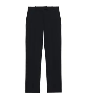 Alexander McQueen Cropped Trousers - Black