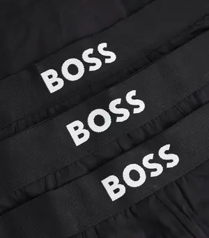 BOSS Stretch-cotton Logo Briefs