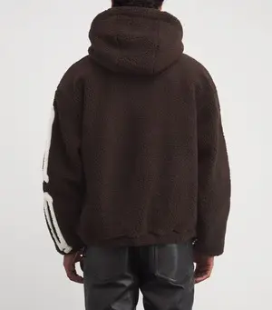 Amiri Fleece Bones Hooded Jacket