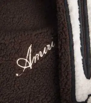 Amiri Fleece Bones Hooded Jacket