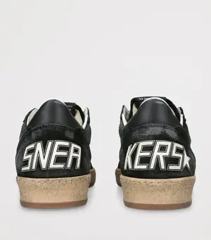 GOLDEN GOOSE Ball Star Suede Sneakers - Black