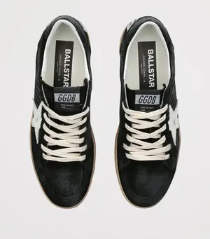 GOLDEN GOOSE Ball Star Suede Sneakers - Black