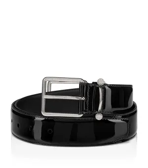 CHRISTIAN LOUBOUTIN Chambeliss Leather Belt - Red
