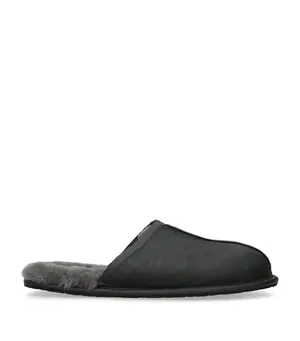 UGG Suede Scuff Slippers - Black