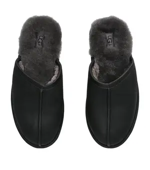 UGG Suede Scuff Slippers - Black