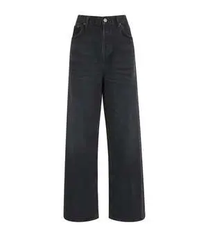 AGOLDE The Low-slung Baggy Jeans - Black