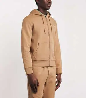 Polo Ralph Lauren Tech Knit Zip-up Hoodie - Brown