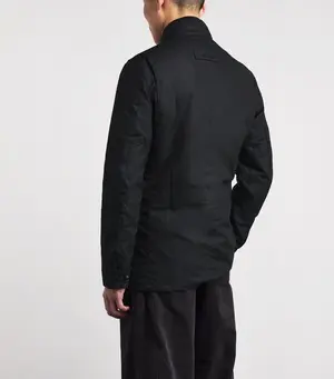 Barbour Cotton Waxed Jacket - Black