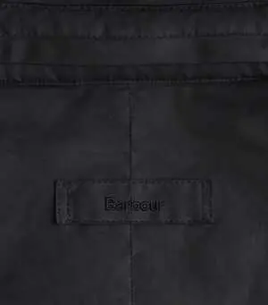 Barbour Cotton Waxed Jacket - Black
