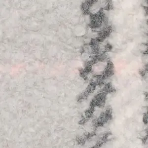 Burberry Alpaca-wool Bouclé Check Scarf - Grey