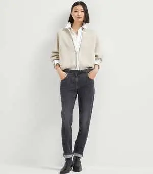 Brunello Cucinelli Stretch-cotton Poplin Monili Shirt - White