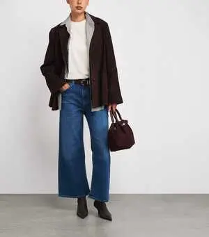 Citizens Of Humanity Cropped Lyra Wide-leg Jeans - Blue