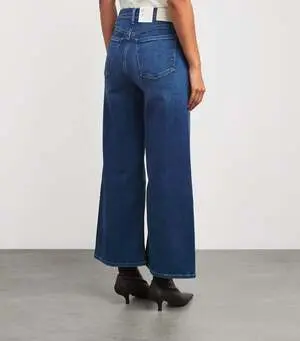 Citizens Of Humanity Cropped Lyra Wide-leg Jeans - Blue