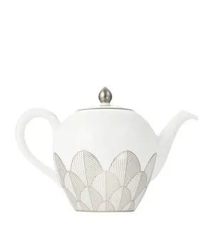 Christofle Porcelain Malmaison Teapot - White