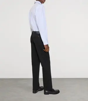 Burberry Cotton Twill Slim Chinos - Black