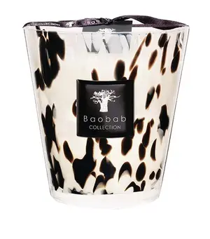 BAOBAB COLLECTION Black Pearls Candle Black