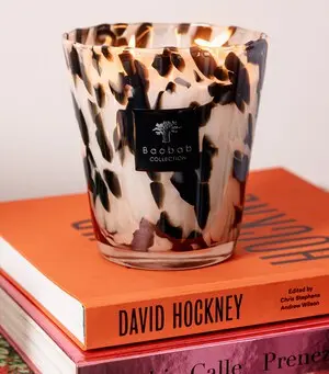 BAOBAB COLLECTION Pearls Candle - Black