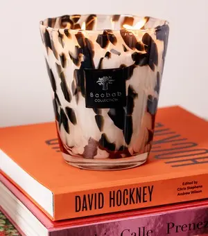 BAOBAB COLLECTION Pearls Candle - Black