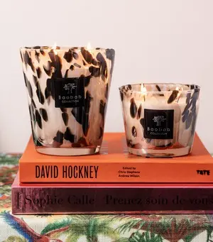 BAOBAB COLLECTION Pearls Candle - Black