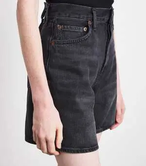 AGOLDE Dame Wide-leg Denim Shorts