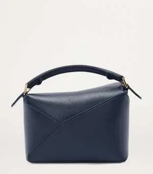 Loewe Mini Leather Puzzle Edge Top Handle Bag