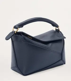 Loewe Mini Leather Puzzle Edge Top Handle Bag