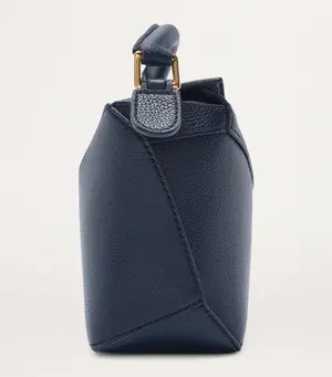 Loewe Mini Leather Puzzle Edge Top Handle Bag