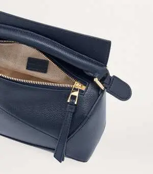 Loewe Mini Leather Puzzle Edge Top Handle Bag