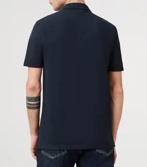 ALLSAINTS Organic Cotton Reform Polo Shirt - Blue