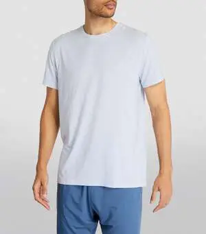 Derek Rose Modal Micro T-shirt - Blue